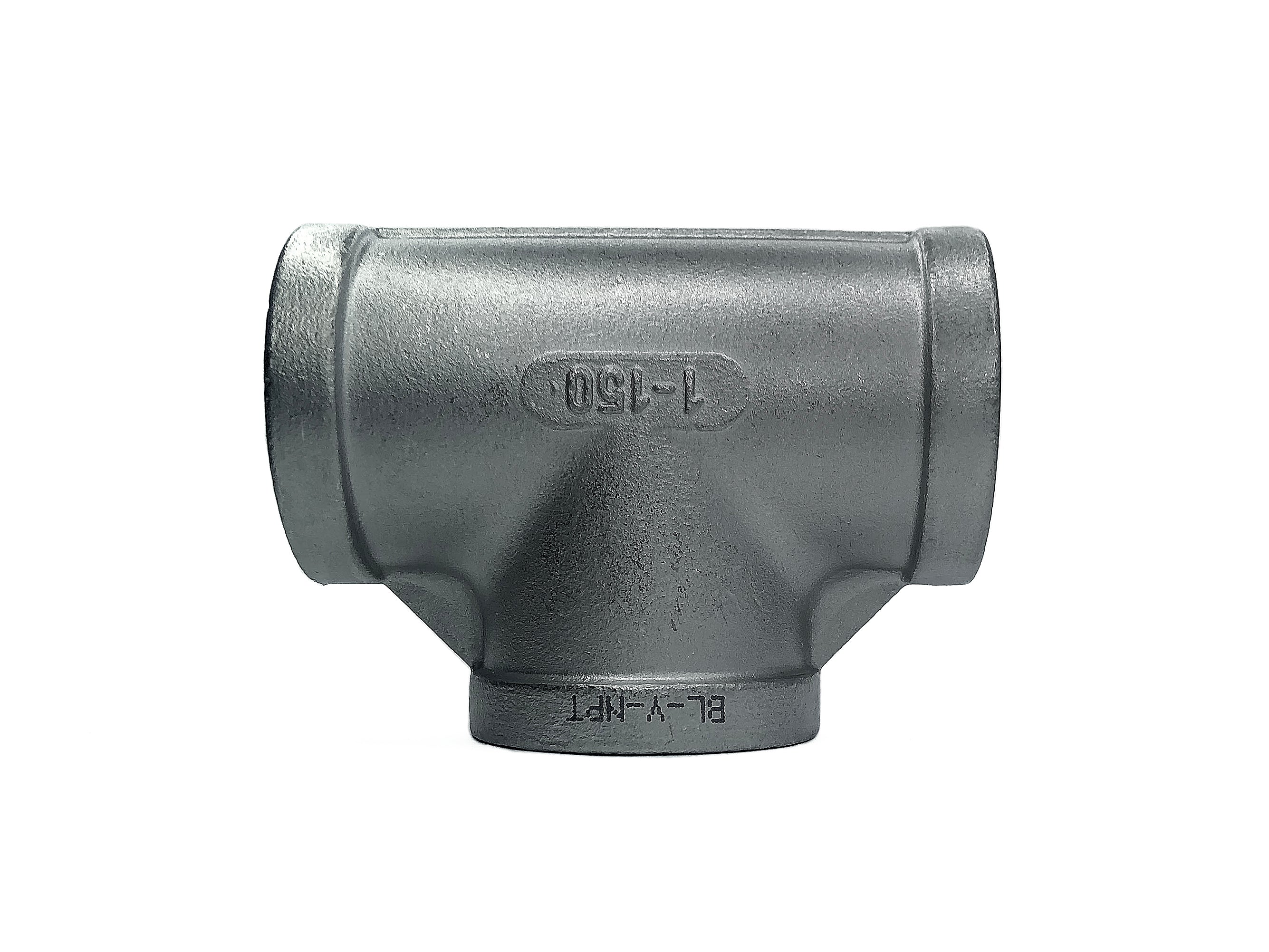 THREADED TEE 1" 150# T304 | DME Process Systems Ltd.